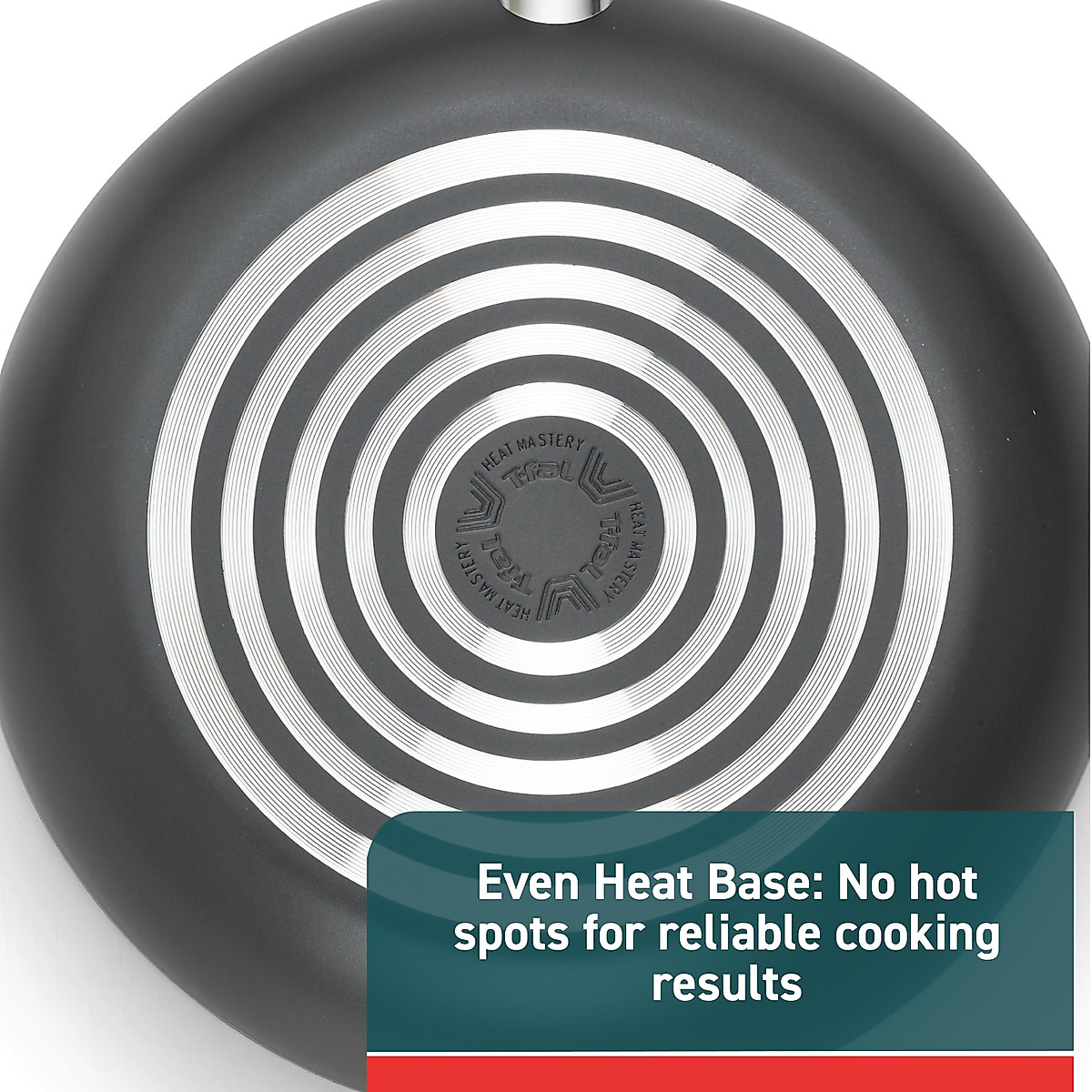 T-fal Initiatives Nonstick Fry Pan Cookware Set, 2-Piece, Black