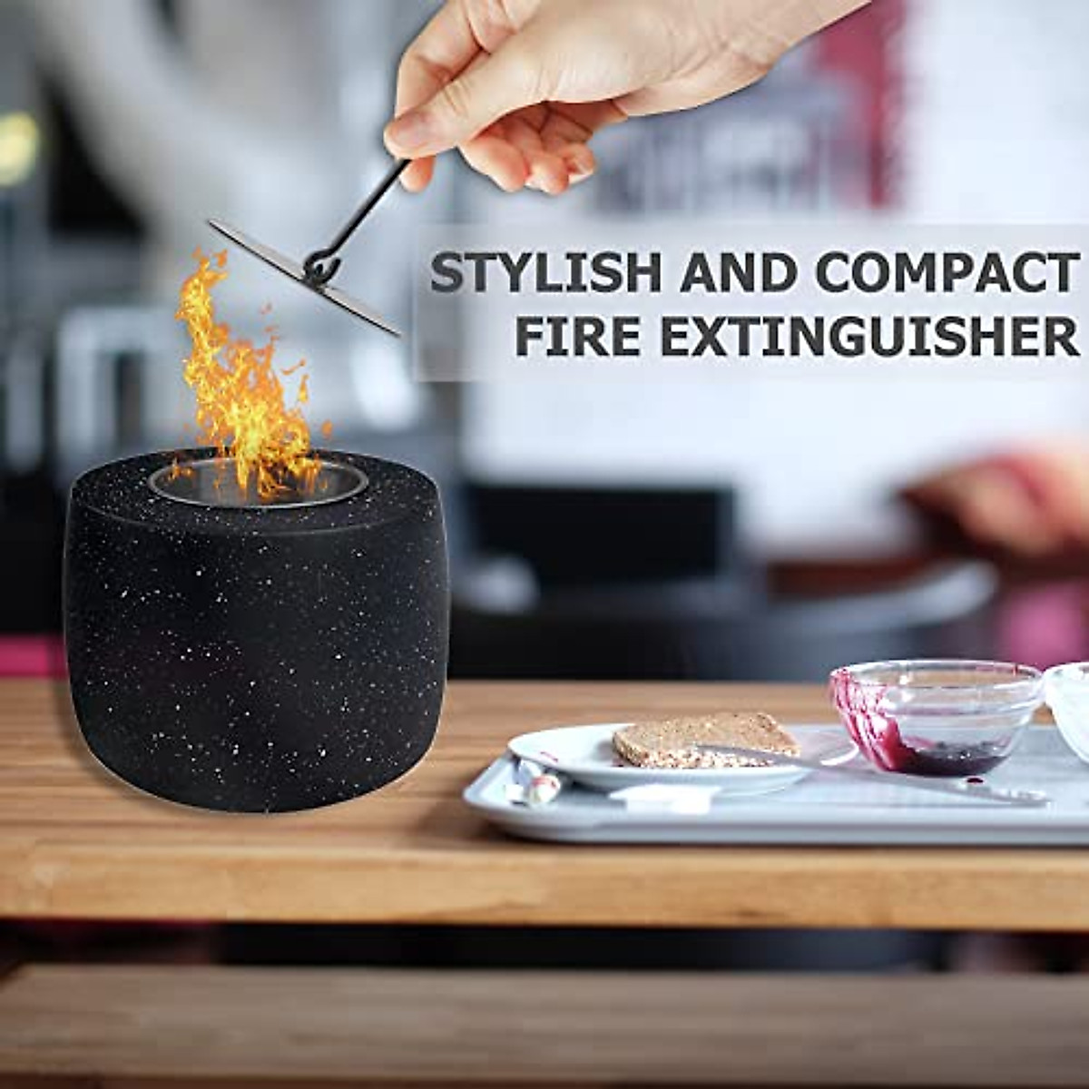 JORRLOB Tabletop Fire Pit, Table top fire Pit Bowl, Long Burning Alcohol Mini Fire Pit, Smokeless Fire Pit, Fire Bowl, Mini Personal Fireplace for Indoor Outdoor Patio, Round Fire Bowl