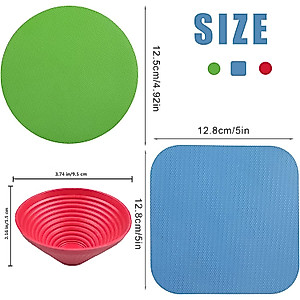 3 pcs Jar Opener Gripper Pads, Rubber Jar Grippers Multi-function Jar Opener for Seniors with Arthritis Weak Hands Kitchen Coasters