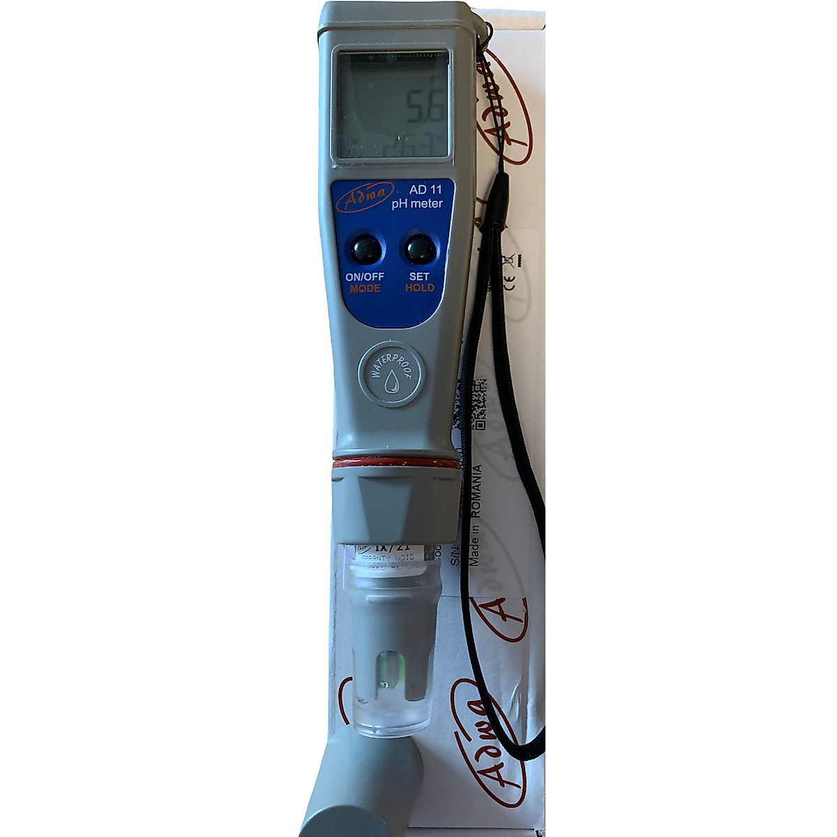 ADWA AD11 Waterproof Pocket pH and Temperature Meter