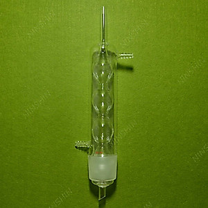NANSHIN lab Glass,Soxhlet Extractor(24/29 50/42 Joint) with Glass Thimble(45mmX140mm)