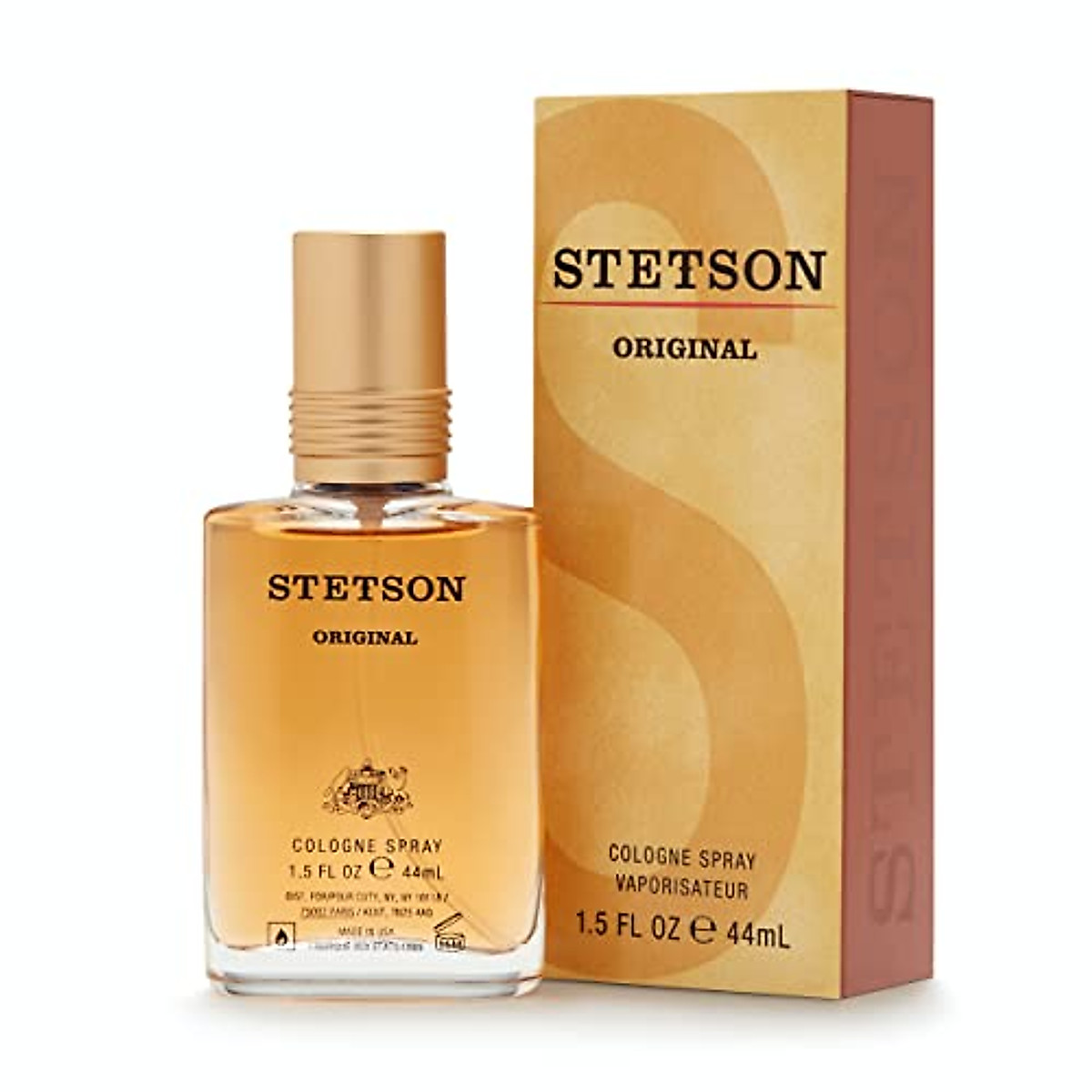 Stetson Original by Scent Beauty - Cologne for Men - Classic, Woody and Masculine Aroma with Fragrance Notes of Citrus, Patchouli, and Tonka Bean - 1.5 Fl Oz