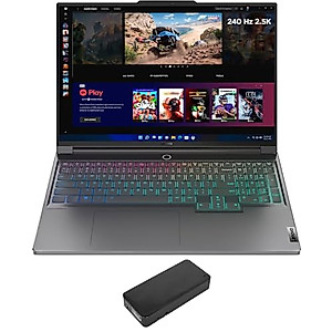 Lenovo Legion Slim 7i Gaming & Entertainment Laptop (Intel i9-13900H 14-Core, 32GB DDR5 5200MHz RAM, 2x512GB PCIe SSD (1TB), GeForce RTX 4070, 16.0" 240 Hz Win 11 Pro) with USB-C Dock