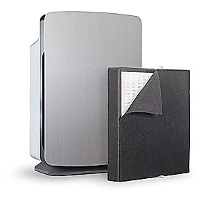 Alen BreatheSmart Classic H13 HEPA Air Purifier, Air Purifiers For Home Large Room w/ 1100 SqFt Coverage, Medical-Grade Air Cleaner for Allergens & Dust, up to 12 Mos. Filter Life, Brushed Stainless