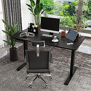 ESpefy Dual Motor Standing Desk Frame- Heavy Duty Electric Desk Frame Legs, Adjustable Desk Frame, Sit Stand Desk Frame for 43''-70'' Desktop, Home& Office DIY Workstation