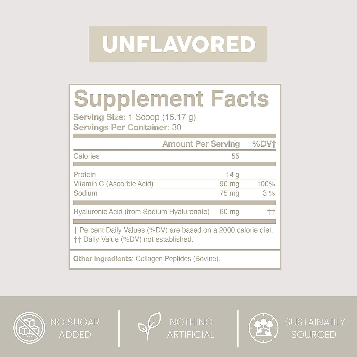 Bloom Nutrition Grass Fed Hydrolyzed Collagen Peptides Protein Powder with Hyaluronic Acid | Vitamin C Immune Support | Fortifies Joints, Vitalizes Hair, Skin, and Nails | Non-GMO (Unflavored)