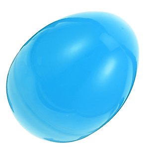 Zerodeko Plastic Easter Egg, Jumbo Eggs Empty Fillable Egg Shaped Storage Box Decorative Container Holder Treat Packaging Supplies for Candy, Cookie, Party Favors (12 x 8.5in, Blue)