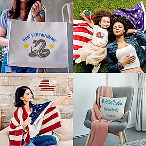 9 PCS American Flag Stencils We The People Stencil Don't Tread On Me Stencils Reusable Tracing Templates Tracing Stencils for Adults Stencils for DIY Card Albums Wall Floor Crafts Decors