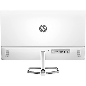 HP 27" Monitor FHD IPS LED Backlit with Audio White Color, Display Features: On-Screen Controls; AMD FreeSync™; Low Blue Light Mode; Dual Speakers (2W per Channel). M27fwa