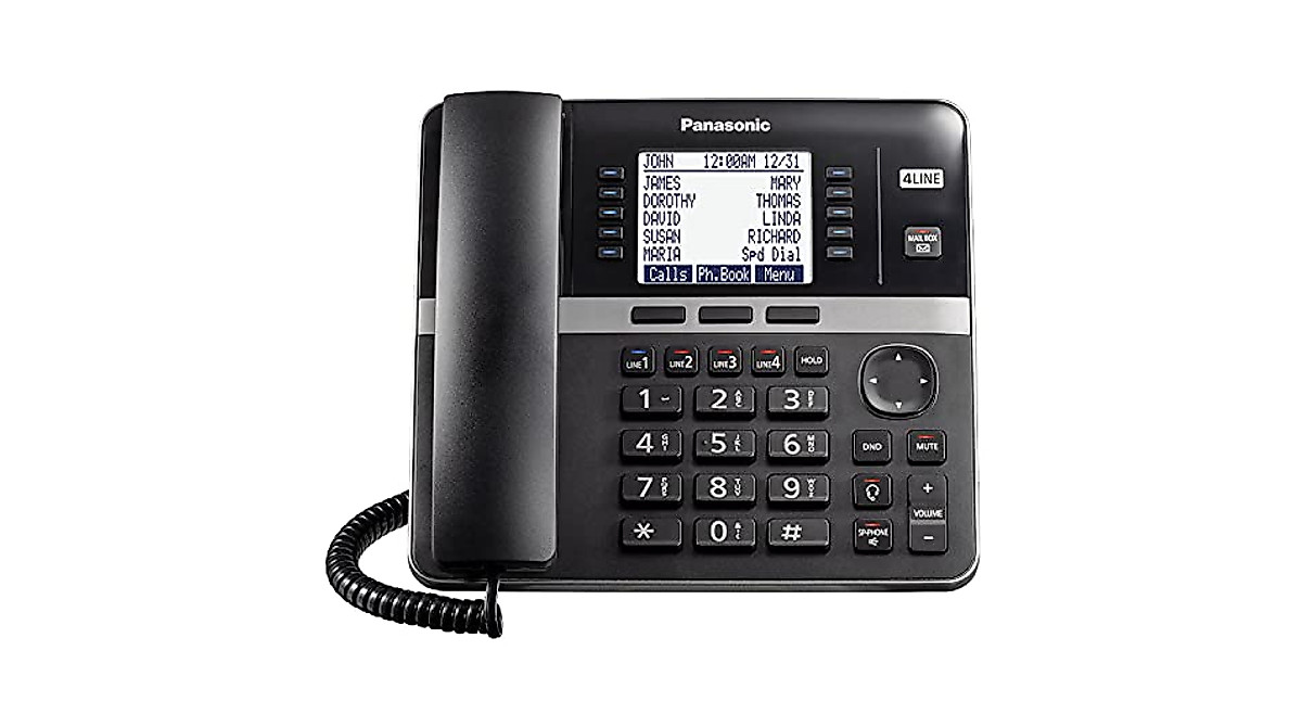 Panasonic KX-TGW420B Expandable 4-Line Business Phone