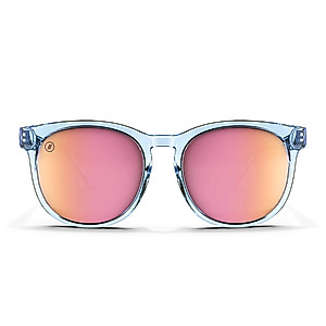 Blenders Eyewear H Series – Polarized Sunglasses – Round Cat Eye, Spring Loaded Hinge – 100% UV Protection – For Women – Pacific Grace