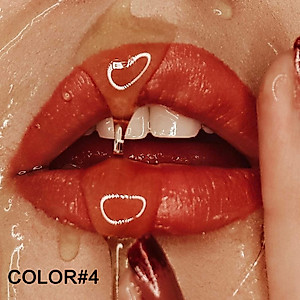 UCANBE 13pcs Lady's Night Lipstick Makeup Set, 6 Velvety Matte Liquid Lipsticks + 6 Matching Smooth Lipliner Pencil + 1 Moisturizing Lip Gloss Primer, Waterproof Long Lasting Lip Make Up Gift Kit