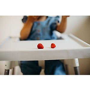 Silicone Full Cover Placemat for IKEA Antilop High Chair, BPA Free, Dishwasher Safe, ezpz Baby Led Weaning Plate, Baby Finger Food