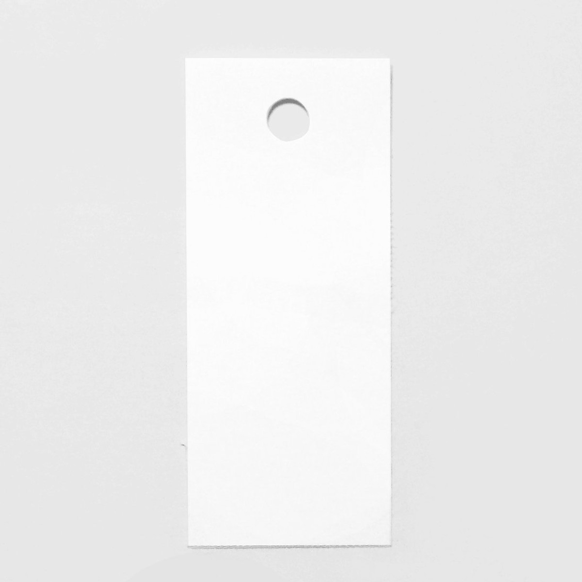 60 Printable Cardstock Hang Tags with Holes, Personalize and Custom Tags (Rectangle - 3 x 1.5 inches, 5 Sheets)