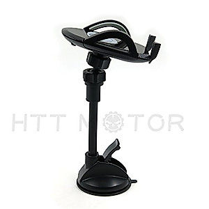 HTTMT 3R1030-360°Car Windshield Dashboard Mount Holder Stand Universal Compatible with Cell Phone iPhone8