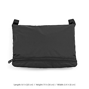 Stokke Xplory X Rain Cover, Black - Keep Baby Dry - Easy to Use, Transport & Store - Integrated Ventilation, Large Window & Safety Reflectors - Made from Water-Repellent Fabrics