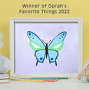 Pink Picasso Kits Paint by Number for Kids Ages 8-12 | DIY Beginner Kids Craft Kit Acrylic Paint Canvas Painting Art Kits & Wall Decor as Seen On Shark Tank | (Butterfly) 8x10-Paint Kit Set