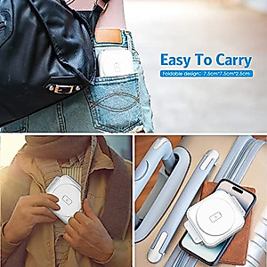 Criacr 3 in 1 Magnetic Foldable Wireless Charger, Wireless Charging Station for Travel, Compatible with iPhone 14/Pro/Max/Plus/13/12, Apple Watch, AirPods Pro