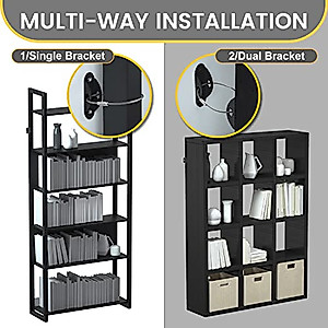 Furniture Anchors (10 Pack) Anti Tip Furniture Straps for Baby Proofing, 400lbs Tension Earthquake Resistant Metal Straps, Furniture Wall Anchor Prevent Baby Pet from Falling Furniture