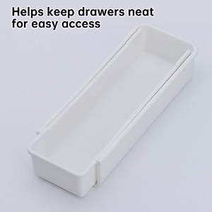 UXIETIN Expandable Straw Organizer Drawer for Cabinet,Reusable Extra Long Straw Drawer Organizer Fits for 60oz Stanley Long Straw