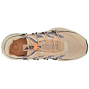 adidas Women's Terrex Voyager 21 Sneaker, Sand Strata/Silver Violet/Acid Orange, 8.5