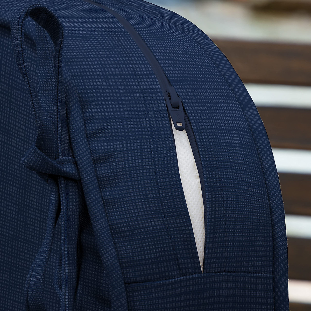 Arden Selections ProFoam Essentials Outdoor Rounded Back Seat Cushion Cover 19 x 20, Ashland Black Jacobean