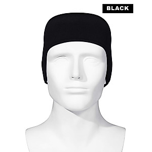 Tatuo 3 Pieces Fleece Ponytail Headband Earband Winter Running Headband Ear Warmer Headband for Women Girls Outdoor Sports and Fitness (Color Set 5)