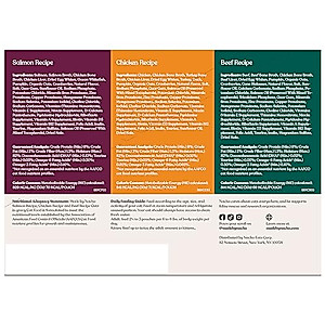 Made by Nacho Wet Cat Food Variety Pack, Cage-Free Chicken, Sustainably Caught Salmon, Grass-Fed Beef with Bone Broth for Extra Hydration, (12) 3 oz Pouches