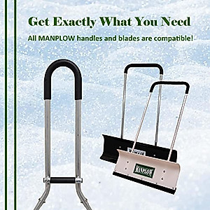 MANPLOW Mantis Handle with Grab Bar (RevolutionX Blade, 40")