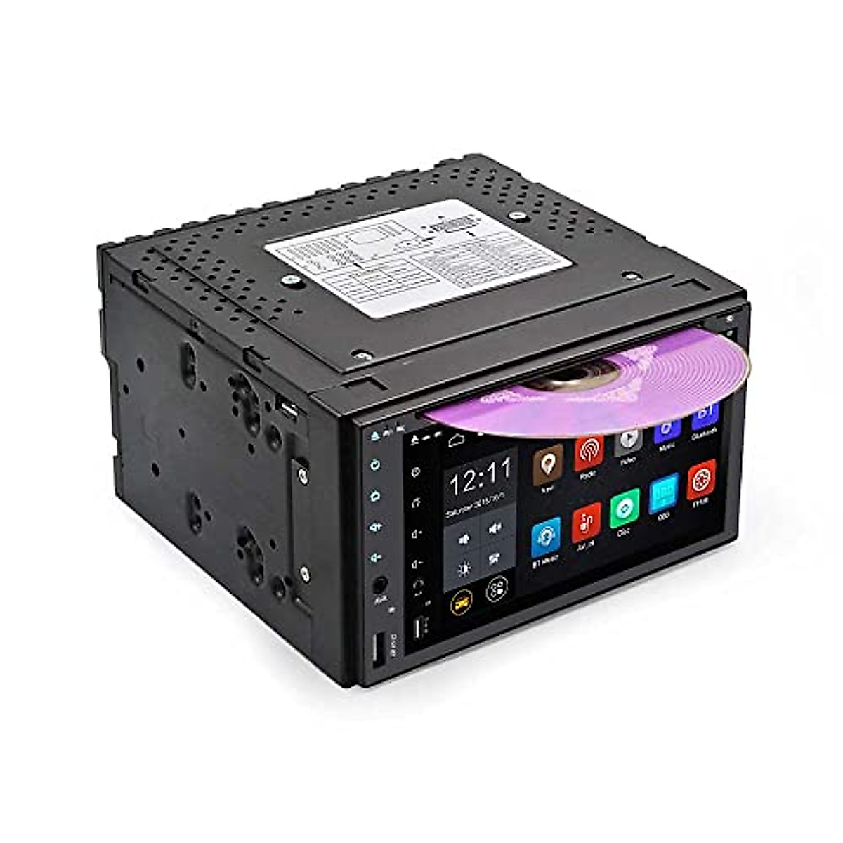 Double-Din-Car-Stereo-with-CD/DVD-Player,6.2 Inch Car Radio with Bluetooth Navigation Touch Screen Mirror Link EZoneTronics 6.2 inch Capacitive Touch Screen ezone-2062