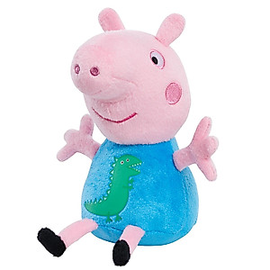 PEPPA PIG Family Small Plush Stuffed Animals 4-Piece Set, Mummy Pig, Daddy Pig, and George, Kids Toys for Ages 2 Up, Amazon Exclusive by Just Play