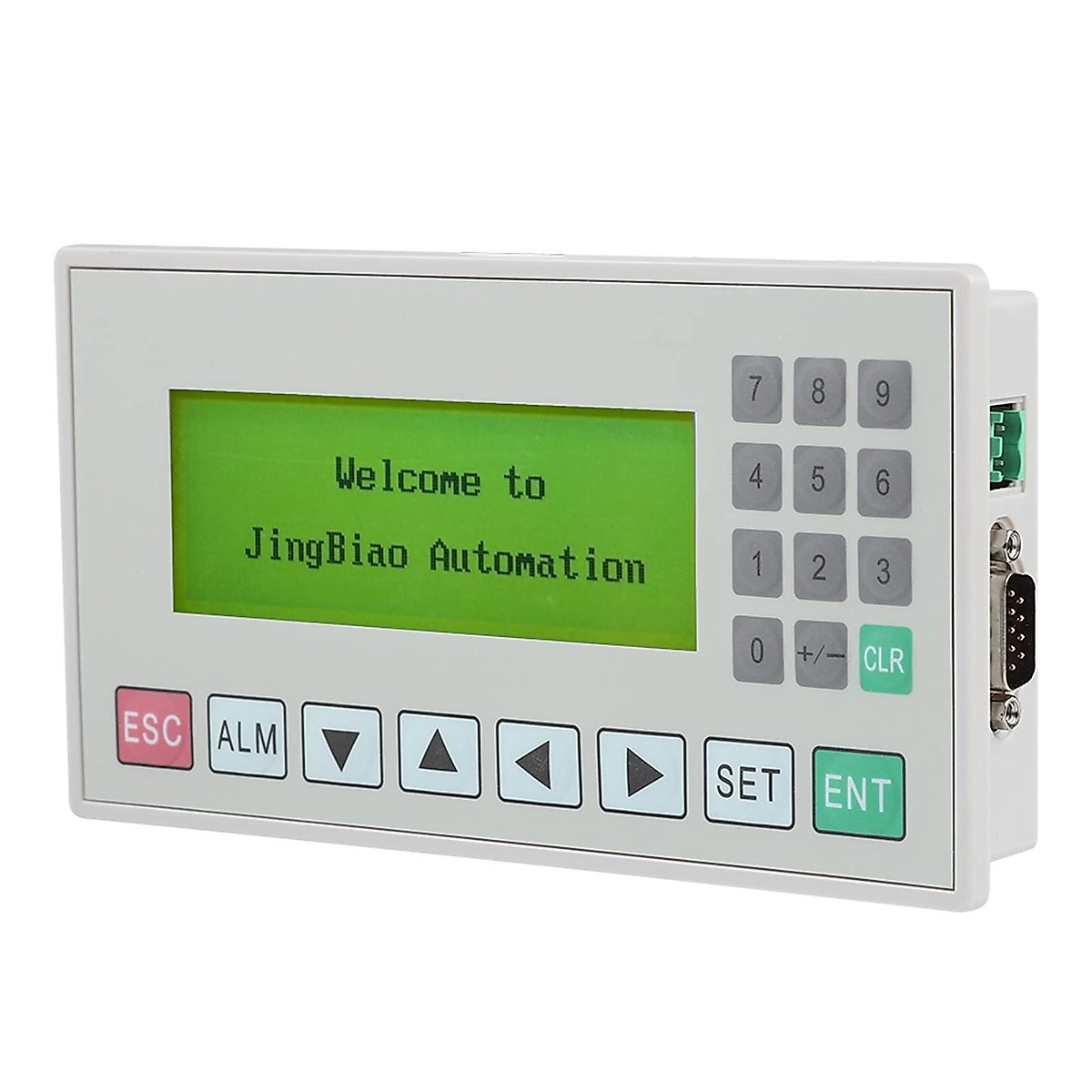 LCD Screen Text Display Module, OP320-A 3.7 inch Board Text Display HMI Support S485/RS232 Communication Port with Cable for PLC 192 x 64 Pixels