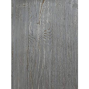 Signature Design by Ashley Mirimyn Vintage 65" 4-Door Accent Cabinet with Clear Glass Inlay and 2 Adjustable Shelves, Gray