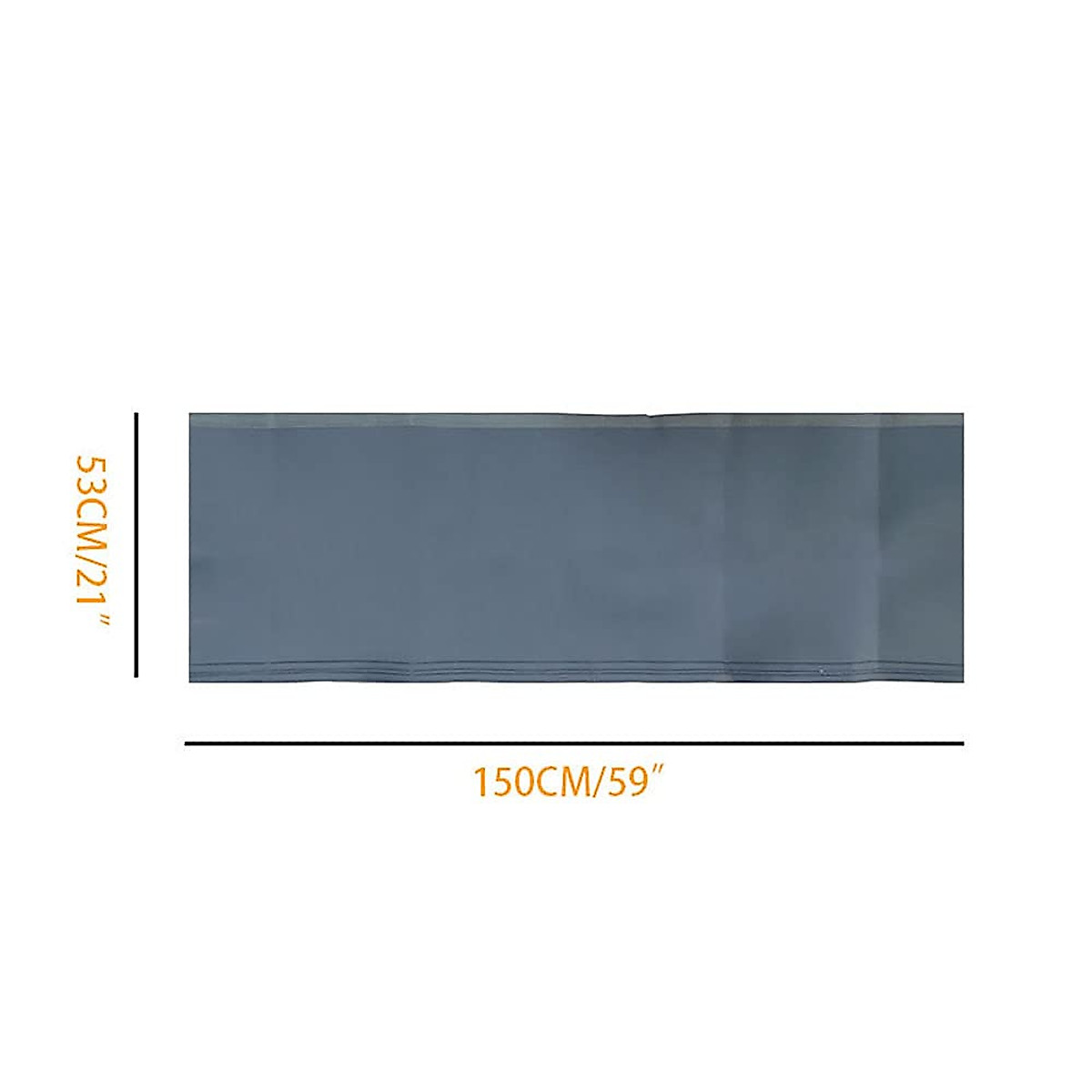 ikasus Insulated Hose Cover for Portable Air Conditioners Universal Fit Both 5 inch and 5.9 inch Diameter Exhaust Duct Vent Hose Cover Air Conditioner Energy Saving Dust Hose Protective Cover Gray