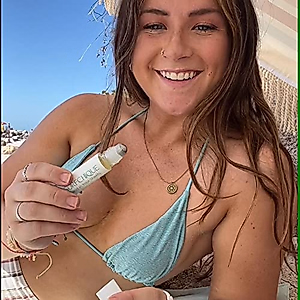 SURFCHIQUE Tropical Beach Perfume Oil Roll on Fragrance for Women with Coconut, Vanilla notes and touch of Mango & Papaya - Sand in Your Sheets