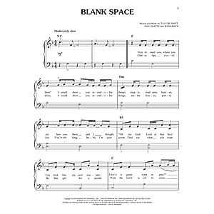 Taylor Swift Easy Piano Anthology - 2nd Edition: Easy-Level Song Arrangements with Lyrics