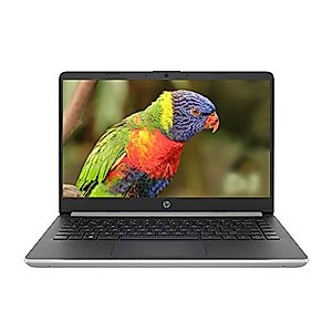 HP Premium 14 Inch FHD 1080p IPS Micro-Edge Display High Performance Laptop 10th Gen Intel Core i5-1035G4 Up to 3.7 GHz 4GB RAM 128GB SSD Bluetooth Webcam Type-C Backlit Keyboard Win 10 Silver