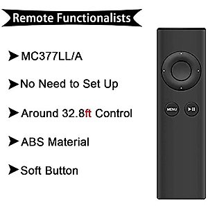 New Replaced Remote fit for apple 1 2 3 A1427 A1469 A1378 A1294 MD199LL/A MC572LL/A MC377LL/A MM4T2AM/A MM4T2ZM/A TV Macbook iPhone ipad ipod universal Dock Music System MC377LL