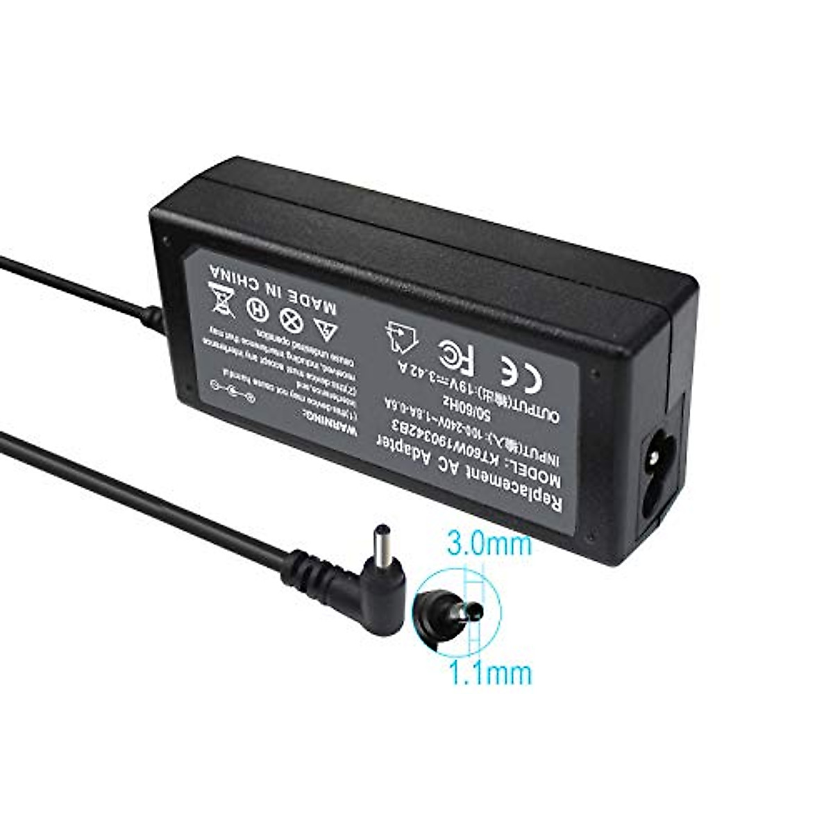 65W Charger AC Adapter for acer Aspire 5 A515-44 A515-46 A515-54 A515-54G A515-55 A515-56 A517-52 A515-55-56vk A515-56-76J1 A515-54G-73WC A515-55-588C Chromebook R11 Series PA-1450-26 Cord Supply.