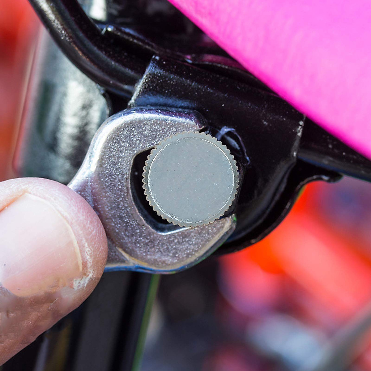 40 PCS M4x10mm Flat Knurled Head Fully Threaded Thumb Screws, Bolts Fastener, Vesa Screws, Monitor Mount Screws for Works with Any TV and Monitor Mounting