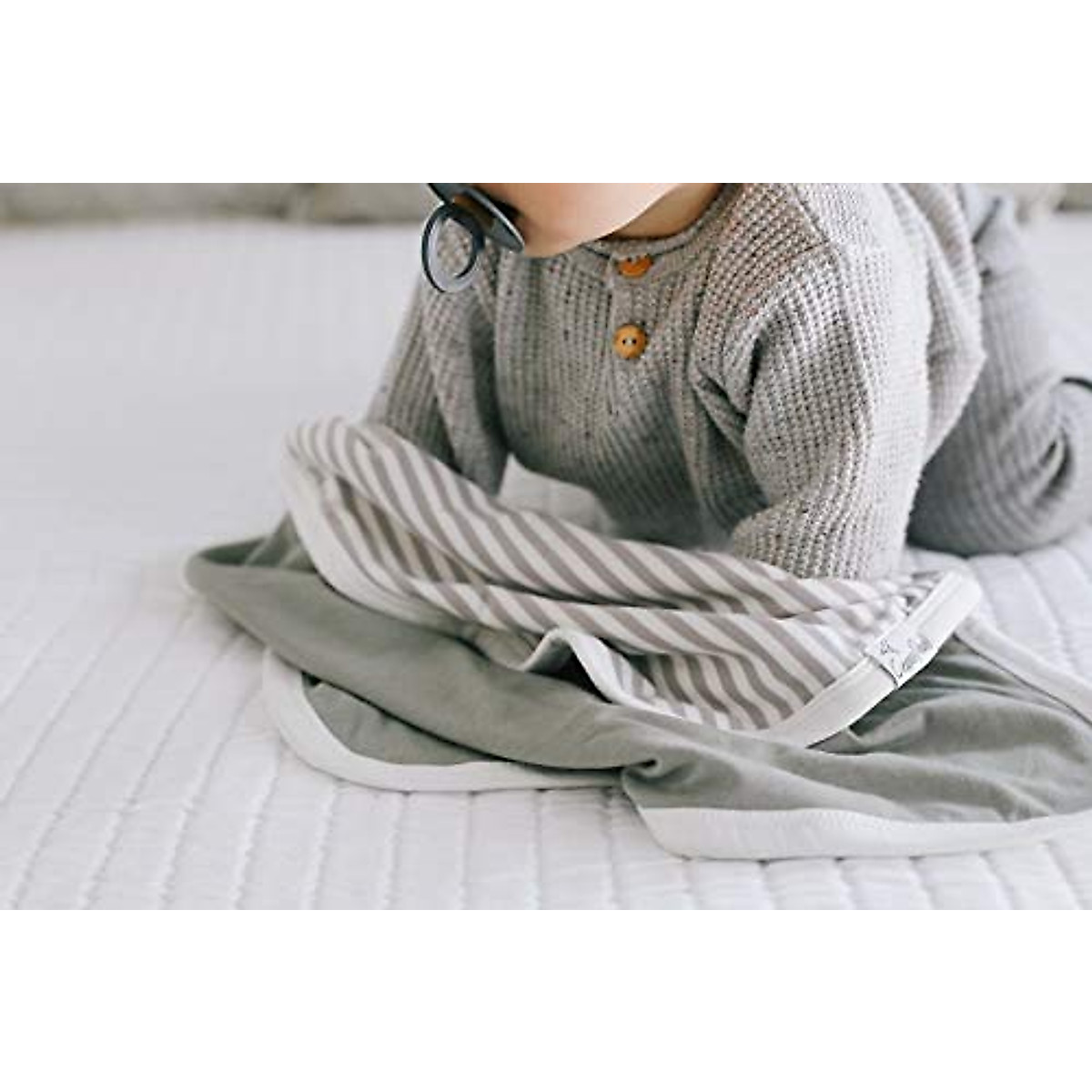 Copper Pearl Baby Security Blanket Set of 2 - Portable Size for Self-Soothing On-The-Go, Ideal Baby Blankets for Boys and Girls, Ultra-Soft, and Gift-Ready Loveys - Everest