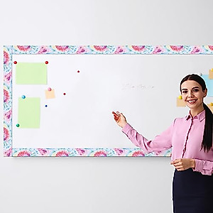 Boho Bulletin Board Border Boho Rainbow Bulletin Board Borders Rainbow Straight Borders with Polka Dots and Hearts Classroom or Home School Decoration (Tie-Dye,65 Feet)
