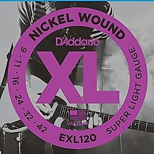 D'Addario EXL120 Electric Guitar Super Lite String Set