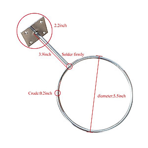 Vankcp Wall Mount Sports Ball Holder Display Garage for Medicine Ball, Basketballs, Volleyballs, Soccer Storage Rack (4 Pcs)