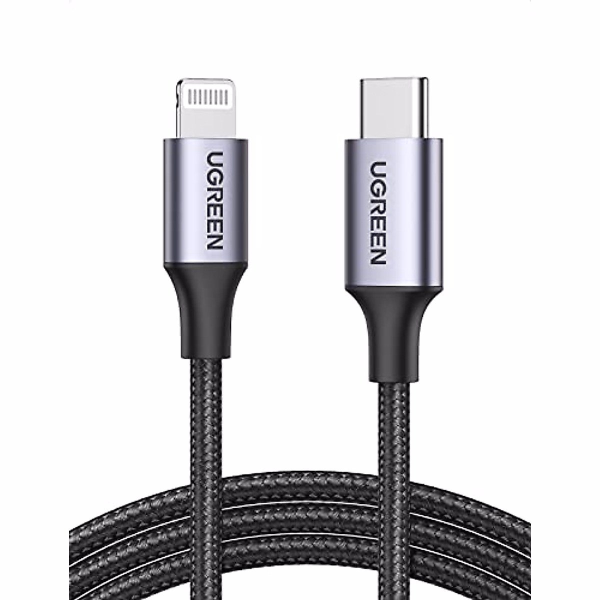 UGREEN USB C to Lightning Cable 6FT - MFi Certification Lightning Cable Compatible with iPhone 14/14 Pro/14 Pro Max, iPhone 13/12/11/X/XR/XS/8 Series, iPad 9, AirPods Pro, and More