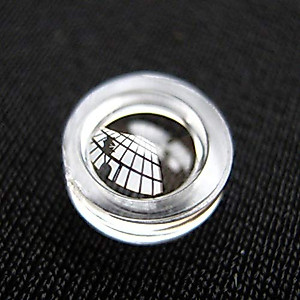 Qiaoba Laser Lens 6.9mm Plastic Laser Collimating PMMA Lens for 650nm Violet Blue Lasers 5Pack