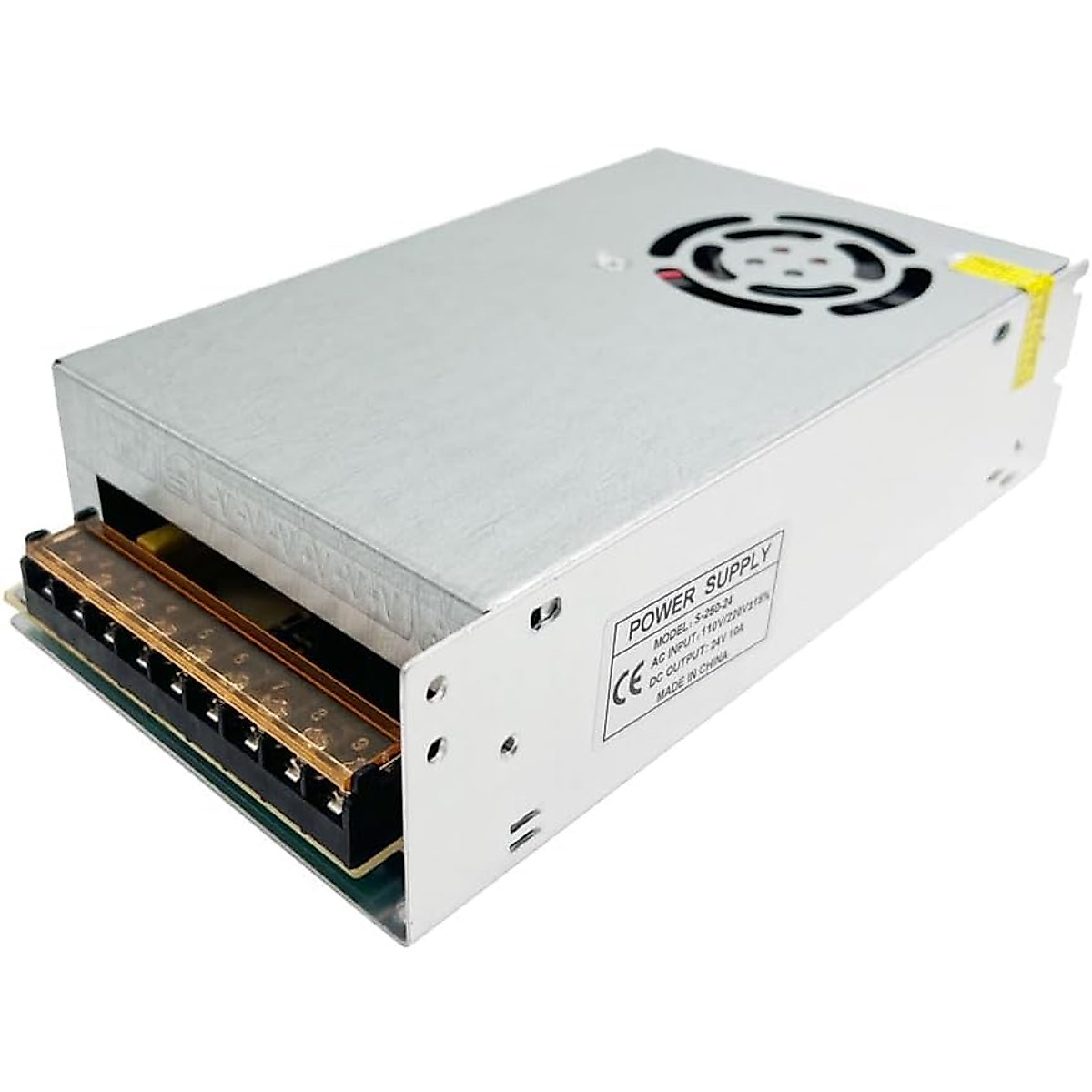 Padarsey DC 24V 10A 240W Power Supply Adapter Transformer Switch AC 110V/220V to DC 24V 10amp Universal Regulated Switching Converter for LED Strip Light CCTV Camera Security System Computer Project