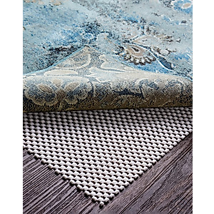 Veken 9x12 Rug Pad Gripper for Hardwood Floors, Non Slip Rug Pads for Area Rugs, Thick Rug Grippers for Tile Floors, Under Carpet Anti Skid Mat, Keep Your Rugs Safe and in Place