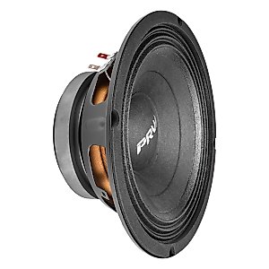 PRV AUDIO 8 Inch Midbass Speaker 8MB450 v2, 450 Watts, 8 Ohm, 2 in Voice Coil, Pro Audio Loudspeaker (Single)