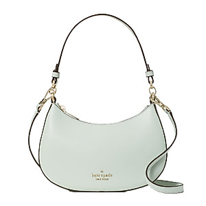 Kate Spade Staci Saffiano Leather Crossbody Bag (Crystal blue)